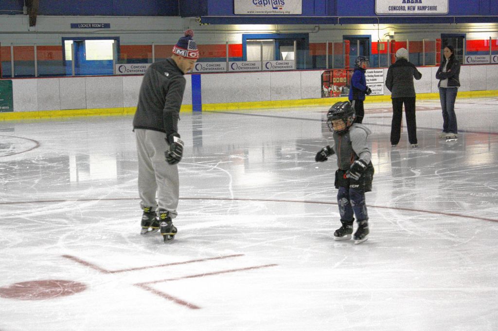 At Everett Arena, the floor is now covered with ice - The Concord Insider