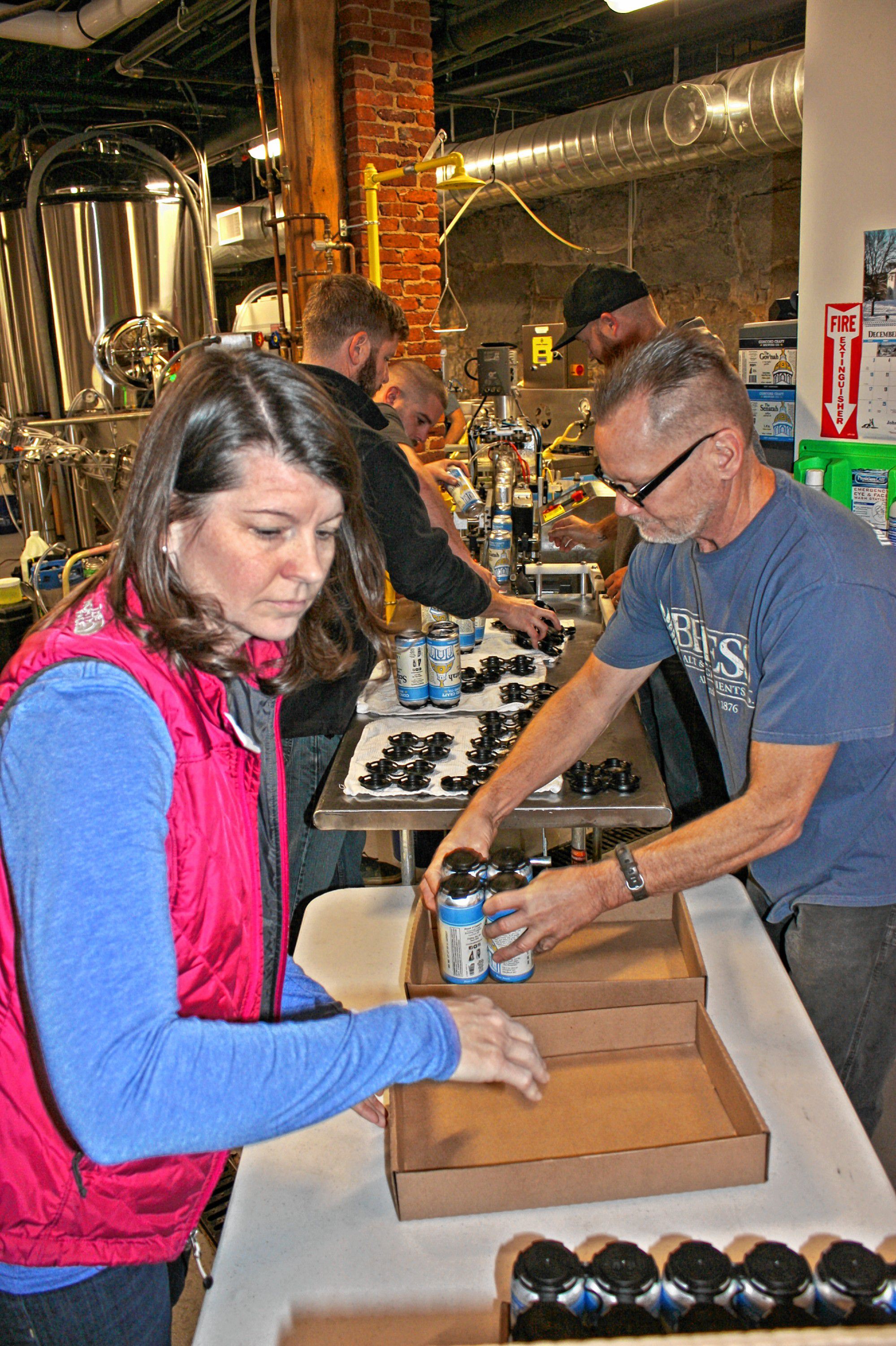 Video: Iron Heart’s mobile canning operation at Concord Craft Brewing ...