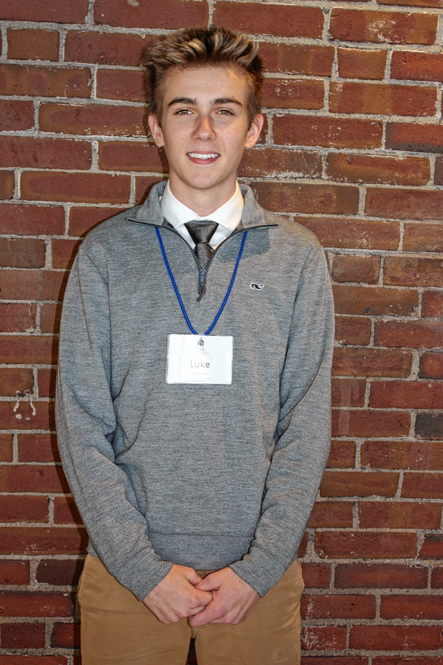 Luke Berube, Bow High School. One word that describes you: Determined ...