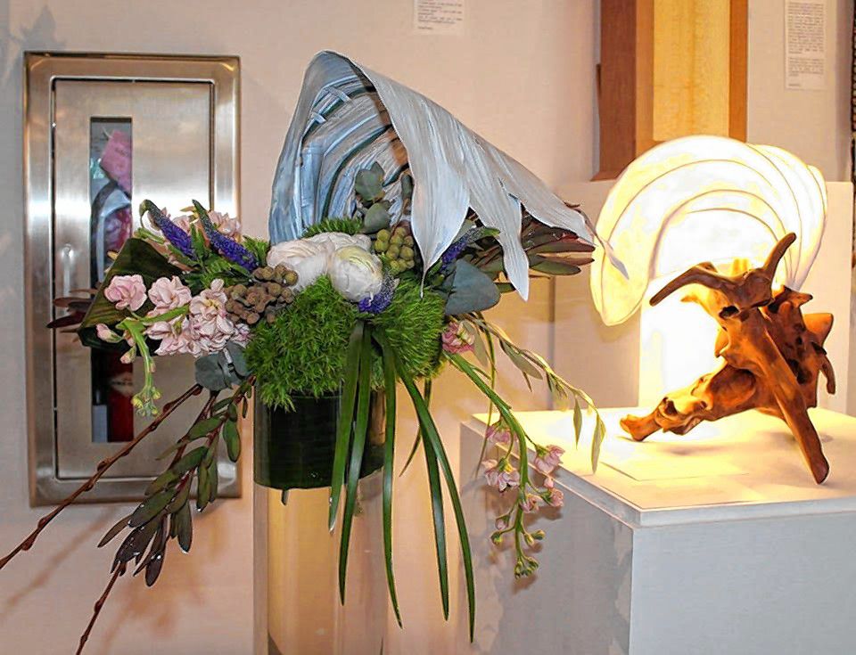 A past example of Art & Bloom, which creates a floral arranged based on ...