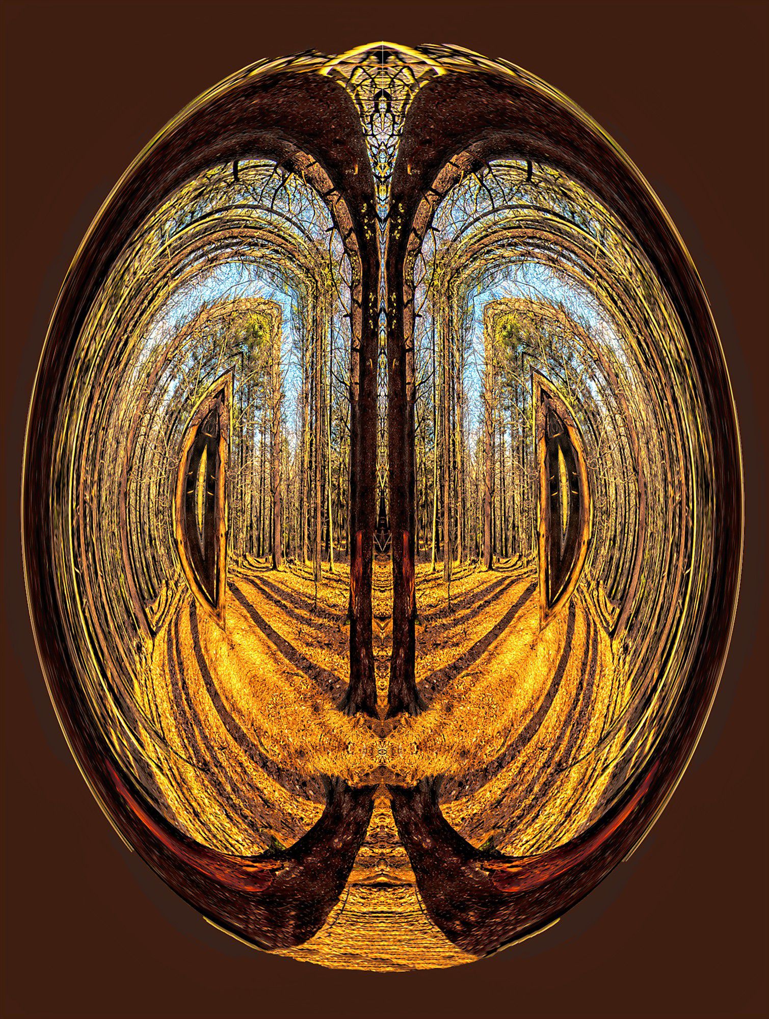 “Cathedral in The Woods” by digital artist William Townsend William ...