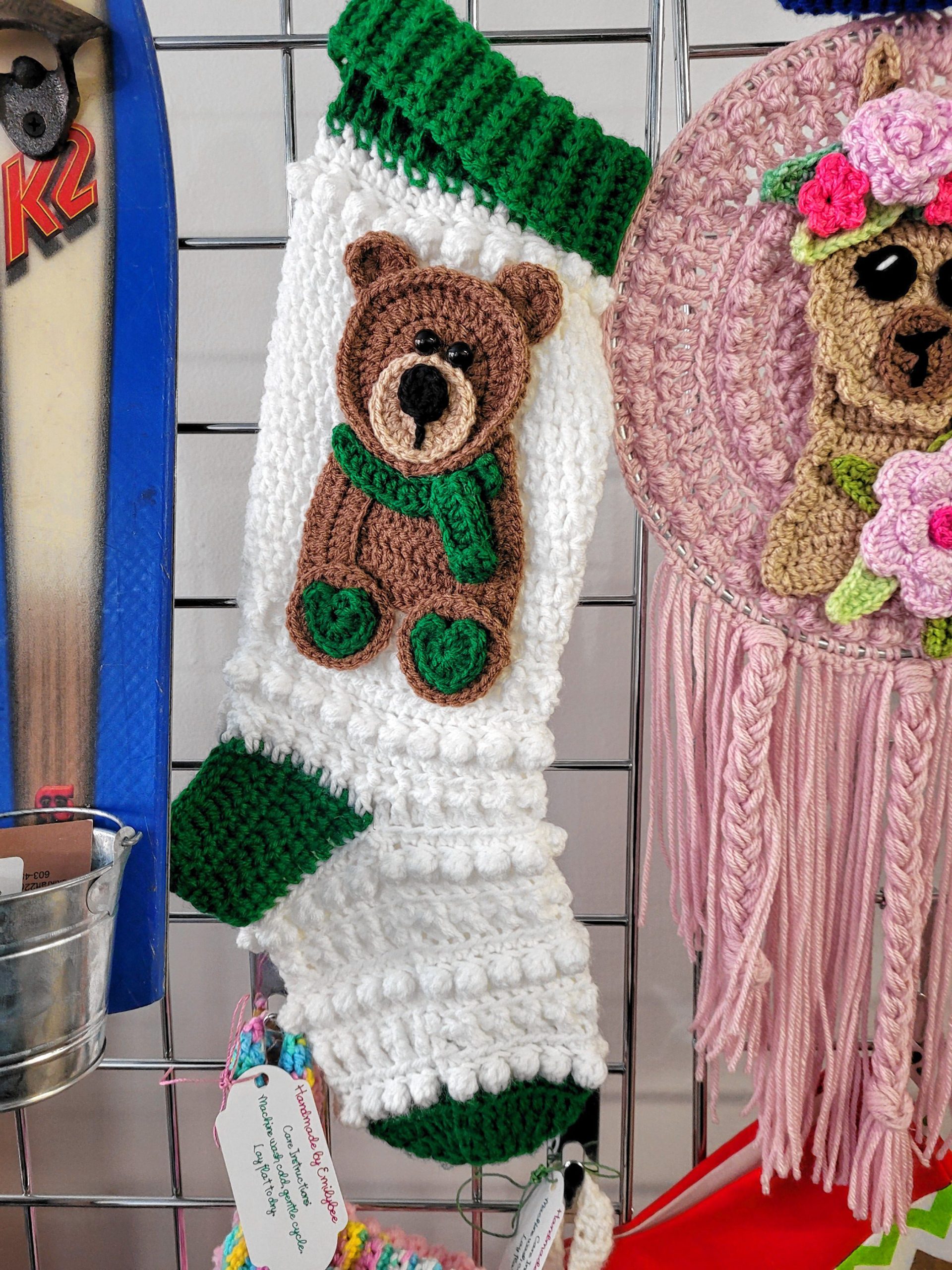 Crocheted stockings by Emilybee available at the Concord Handmade pop ...