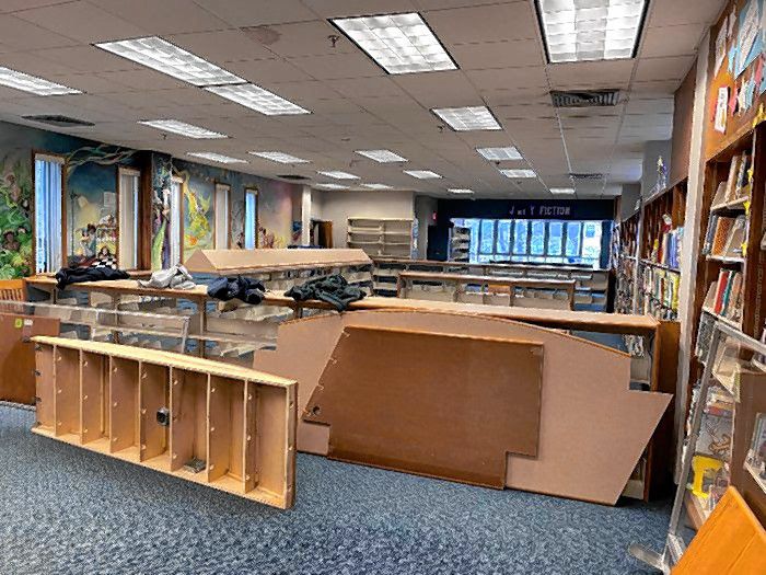 Updates are being made to the Children's Room at the Concord Public ...