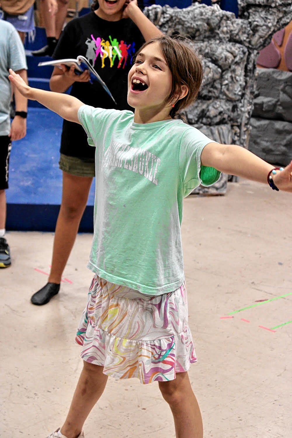 Watch Maddy Guinther rehearsing as “Angelfish” as she alerts the reef ...