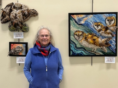 Sandra Grant's "Enchanted Owls" exhibit on display at McLane Center ...